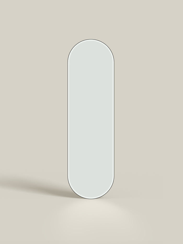 BLOSSHOLM » Oval Mirror No. 3 | 150 x 55 cm - Oval Shaped Mirror ...