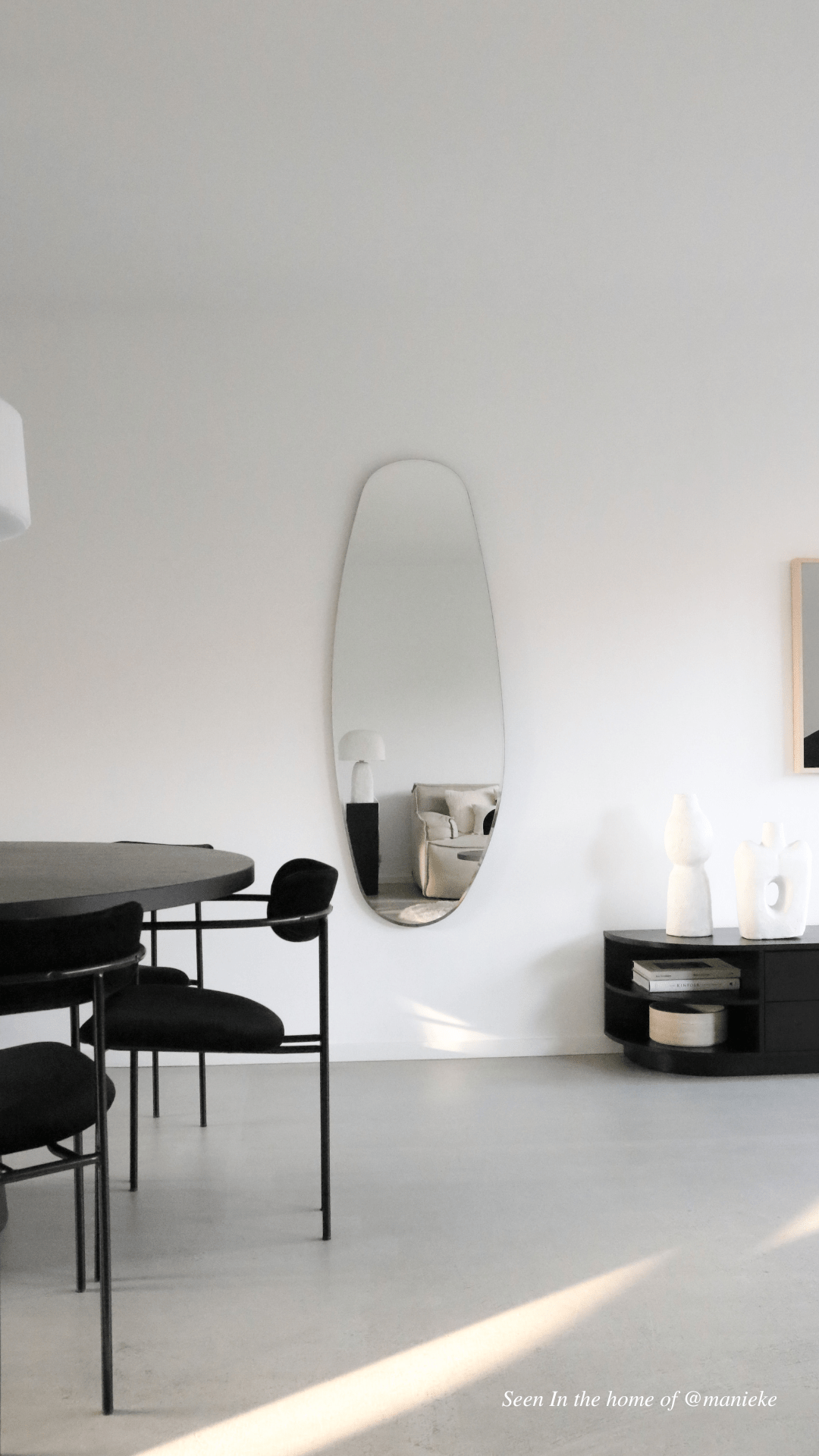 Opal Mirror » Asymmetrical mirror with an oblong natural shape ...